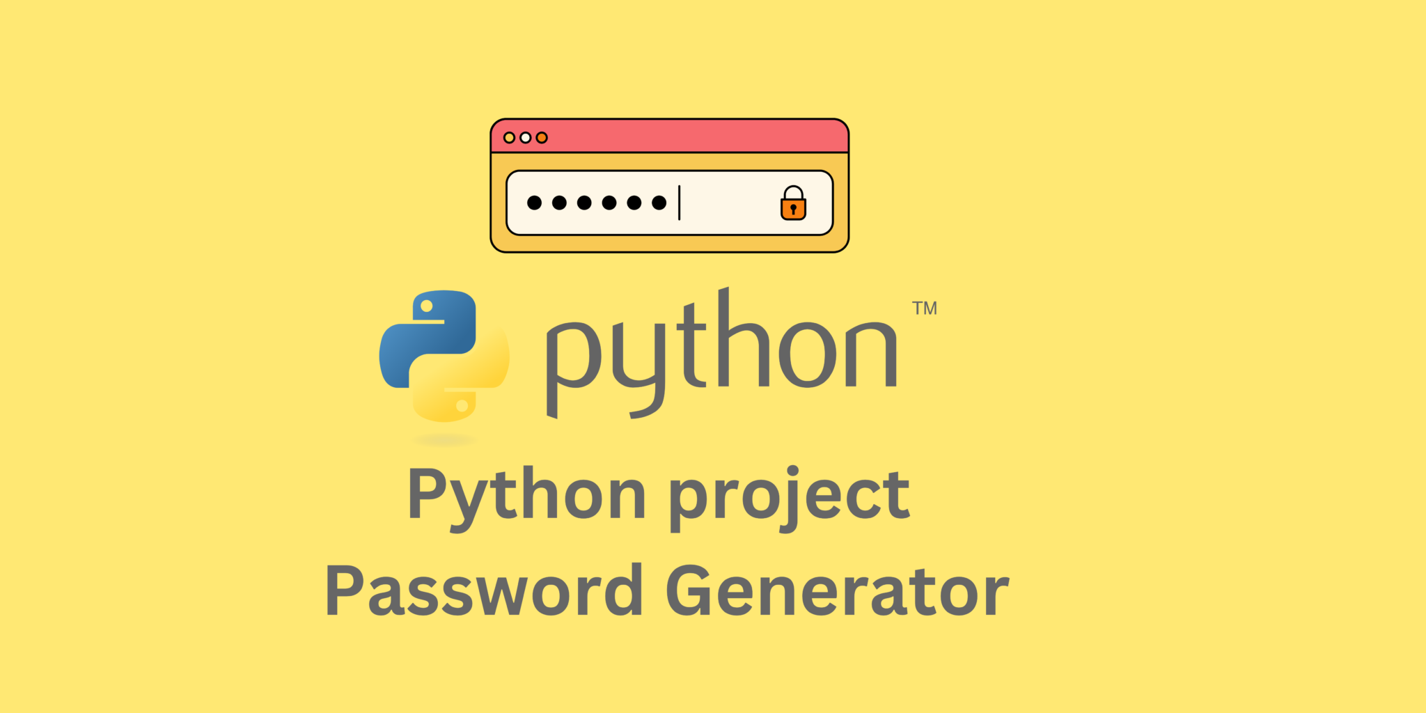 Python Project: Password Generator