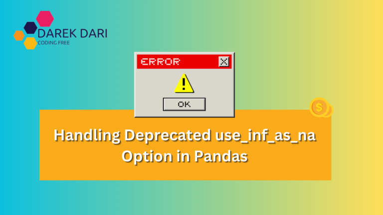 Best 2 Solutions For Use_inf_as_na Option In Pandas
