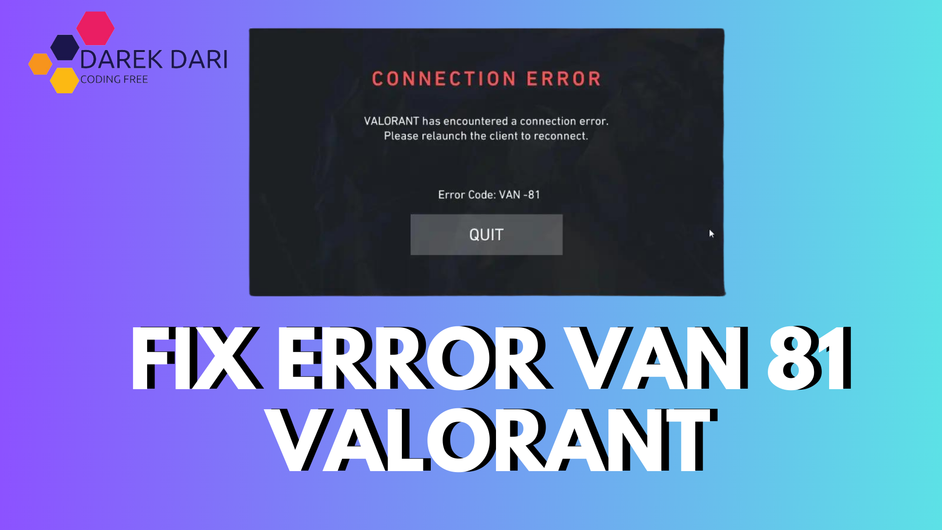 How To Fix Error Van 81 Valorant? Best Solution 2024