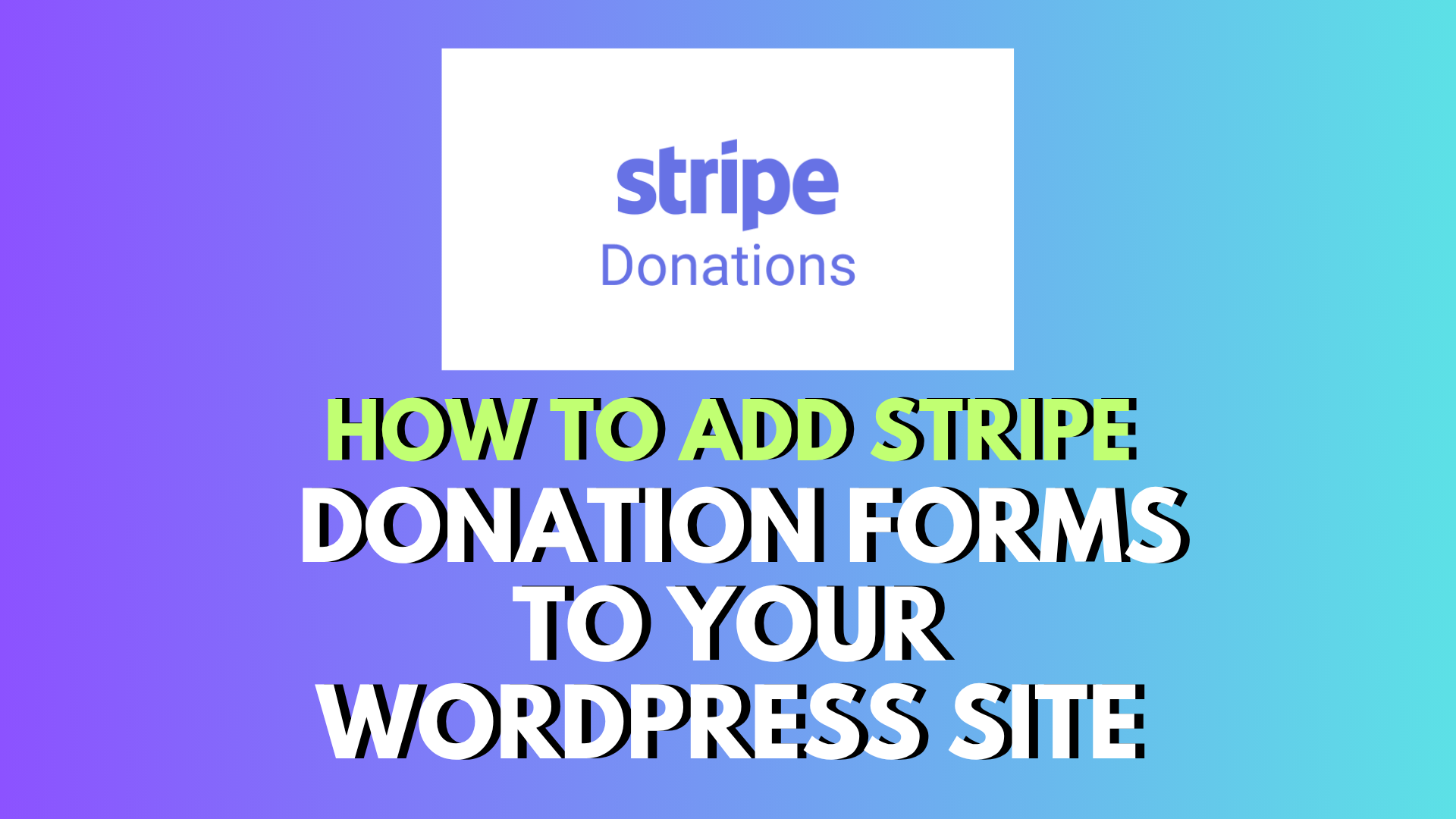 How To Add Stripe Donation Forms To Your WordPress Site