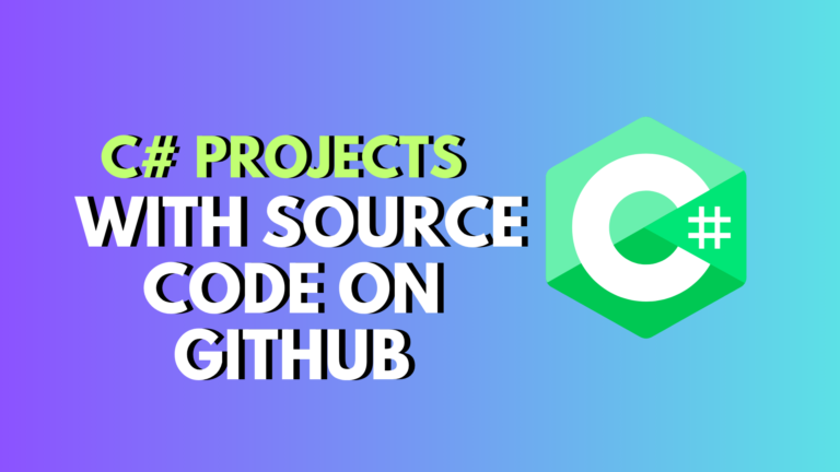 Best C# Projects With Source Code Github 2026